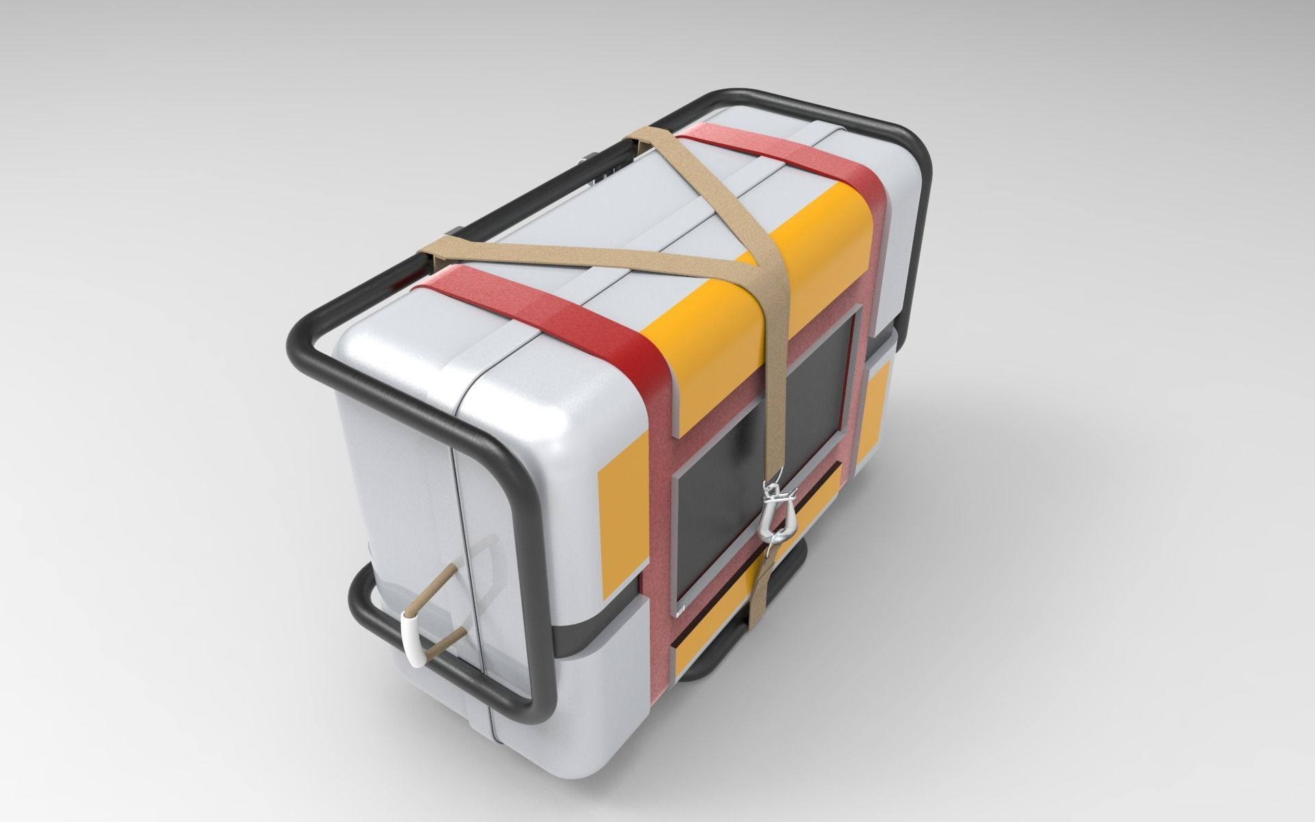 life raft 3d printed cura 3D model 3D printable | CGTrader