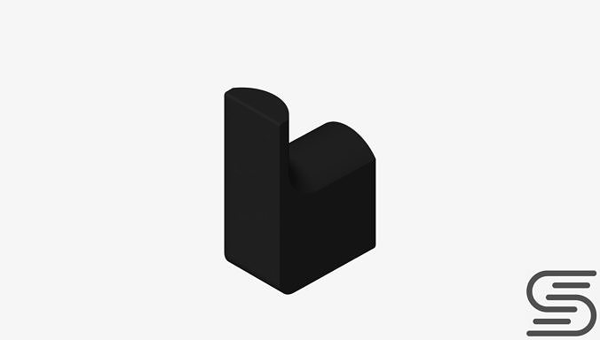 3D model Robe Hook - Luxury - Glide VR / AR / low-poly | CGTrader