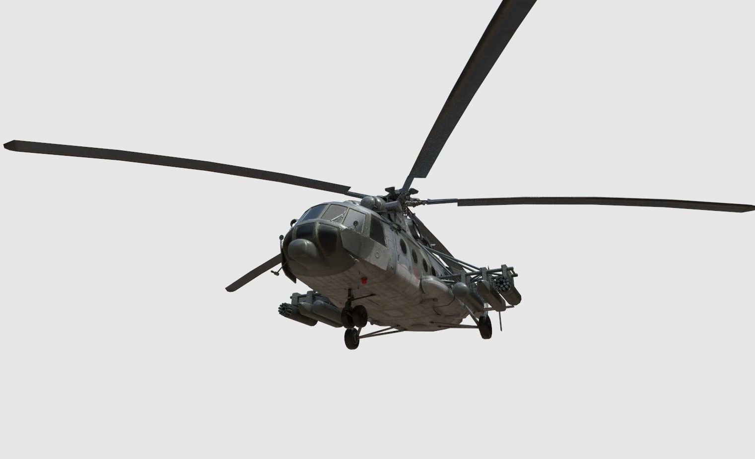 3D model MI 171 helicopter Ukraine VR / AR / low-poly | CGTrader