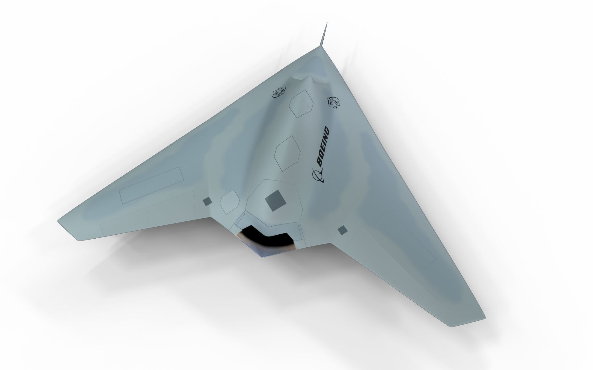 Boeing X-45C Phantom Ray 3D model | CGTrader