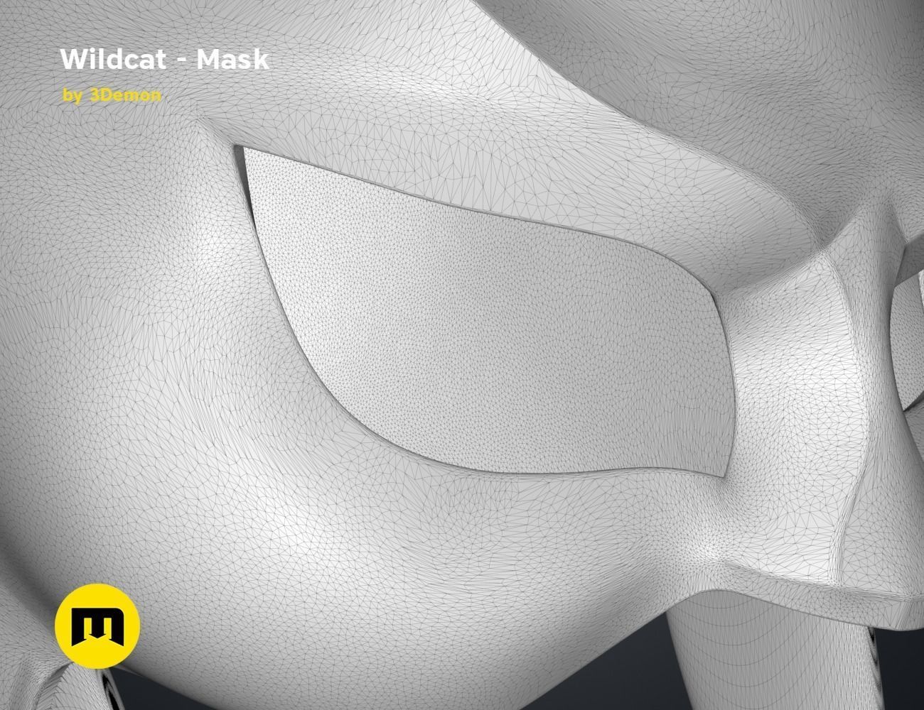 Wildcat - Mask 3D model 3D printable | CGTrader