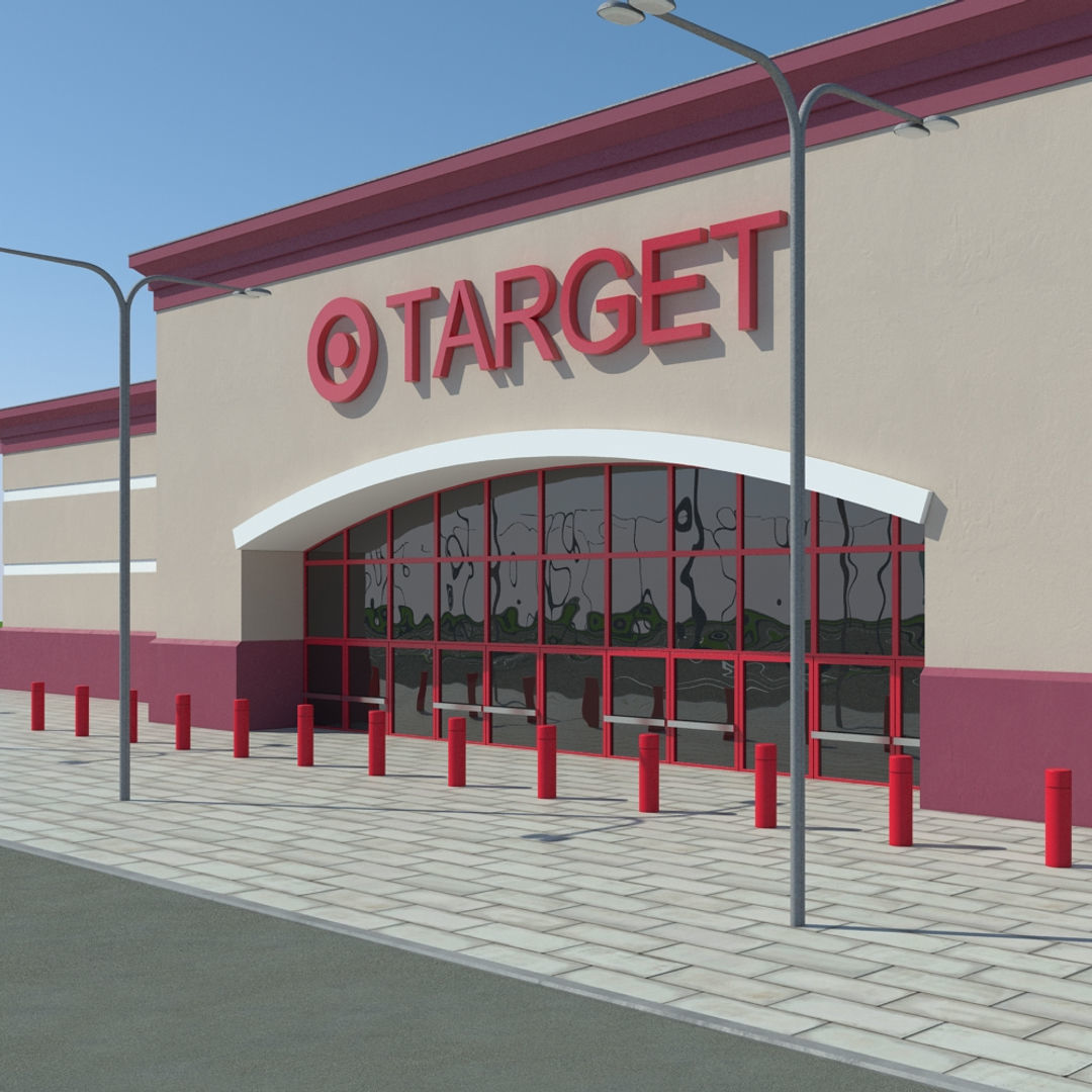Target with Parking Lot 3D model | CGTrader