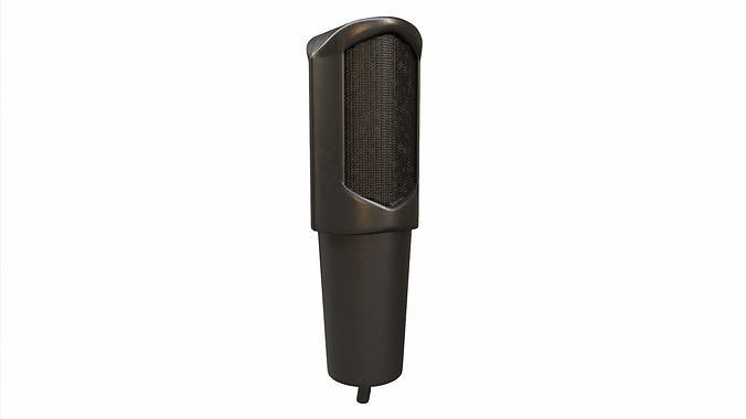 3D model Microphone Mini VR / AR / low-poly | CGTrader