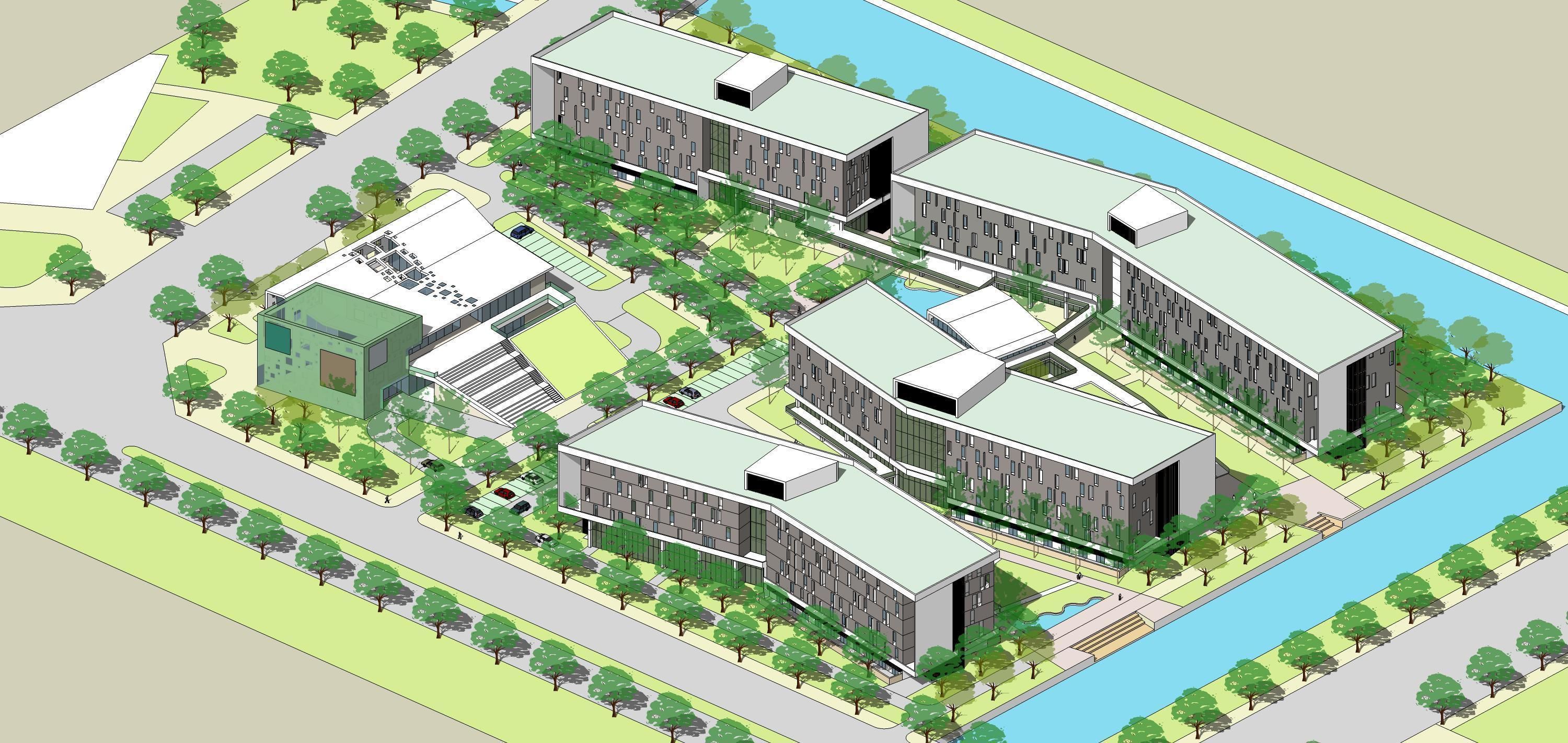 Sketchup Highschool or College 231 3D model | CGTrader