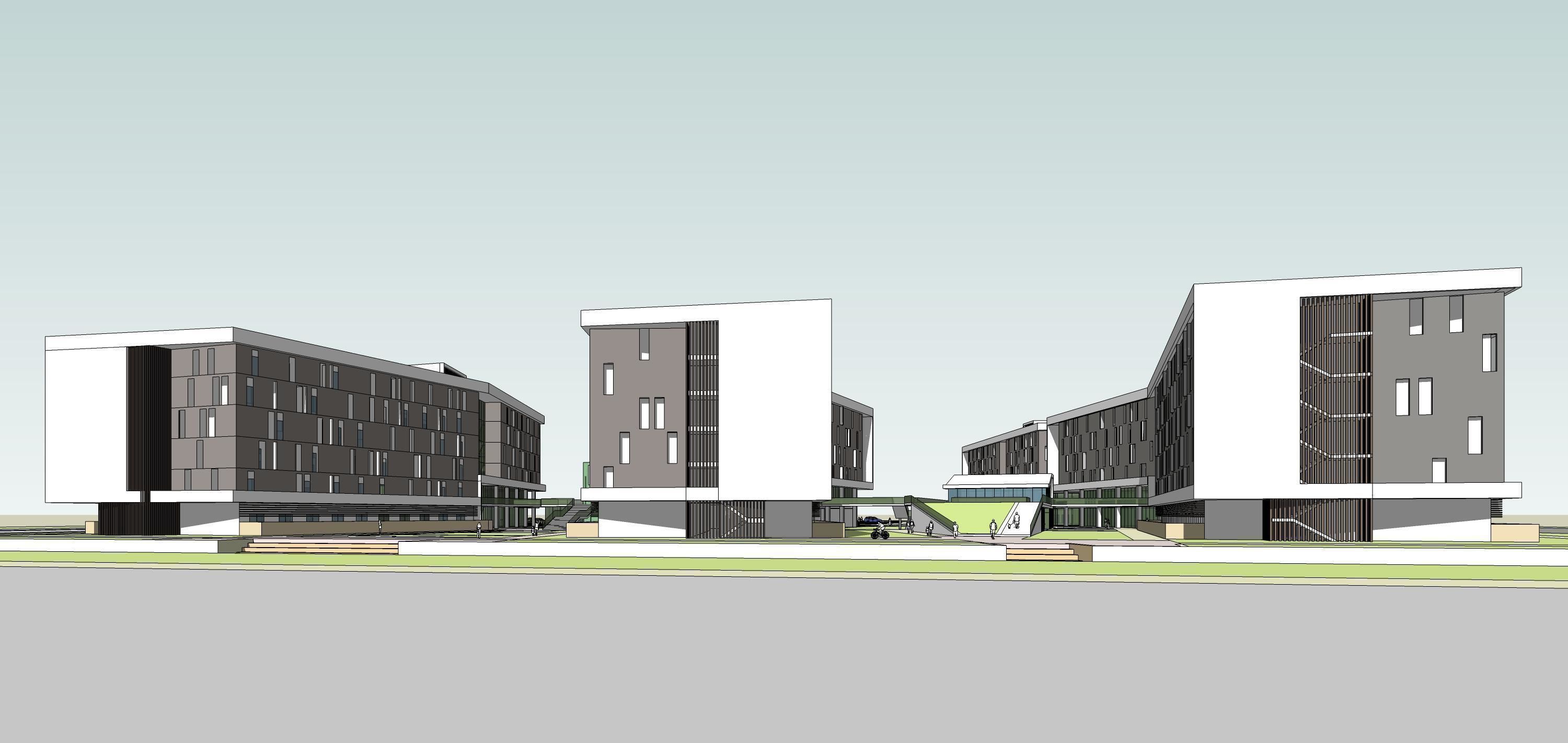Sketchup Highschool or College 231 3D model | CGTrader