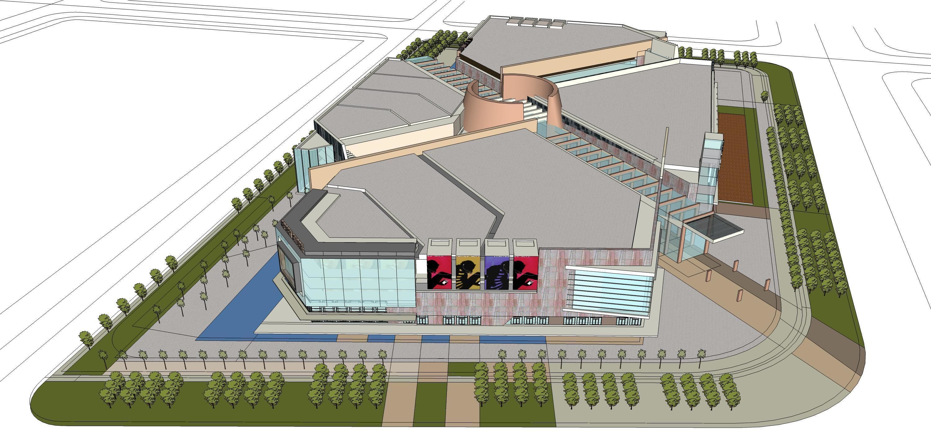 Sketchup Shopping Center 233 3D model | CGTrader