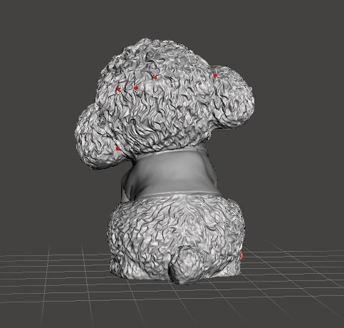 dog puddle puppy 3D model 3D printable | CGTrader
