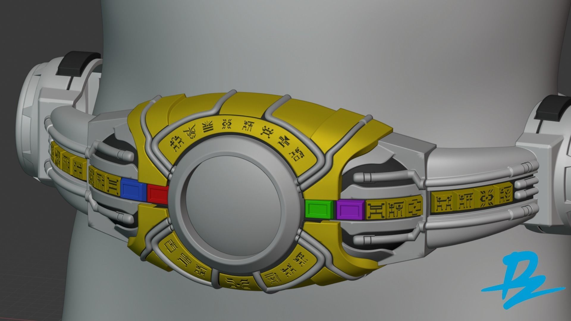 belt Kamen Rider Kuuga 3D model 3D printable | CGTrader