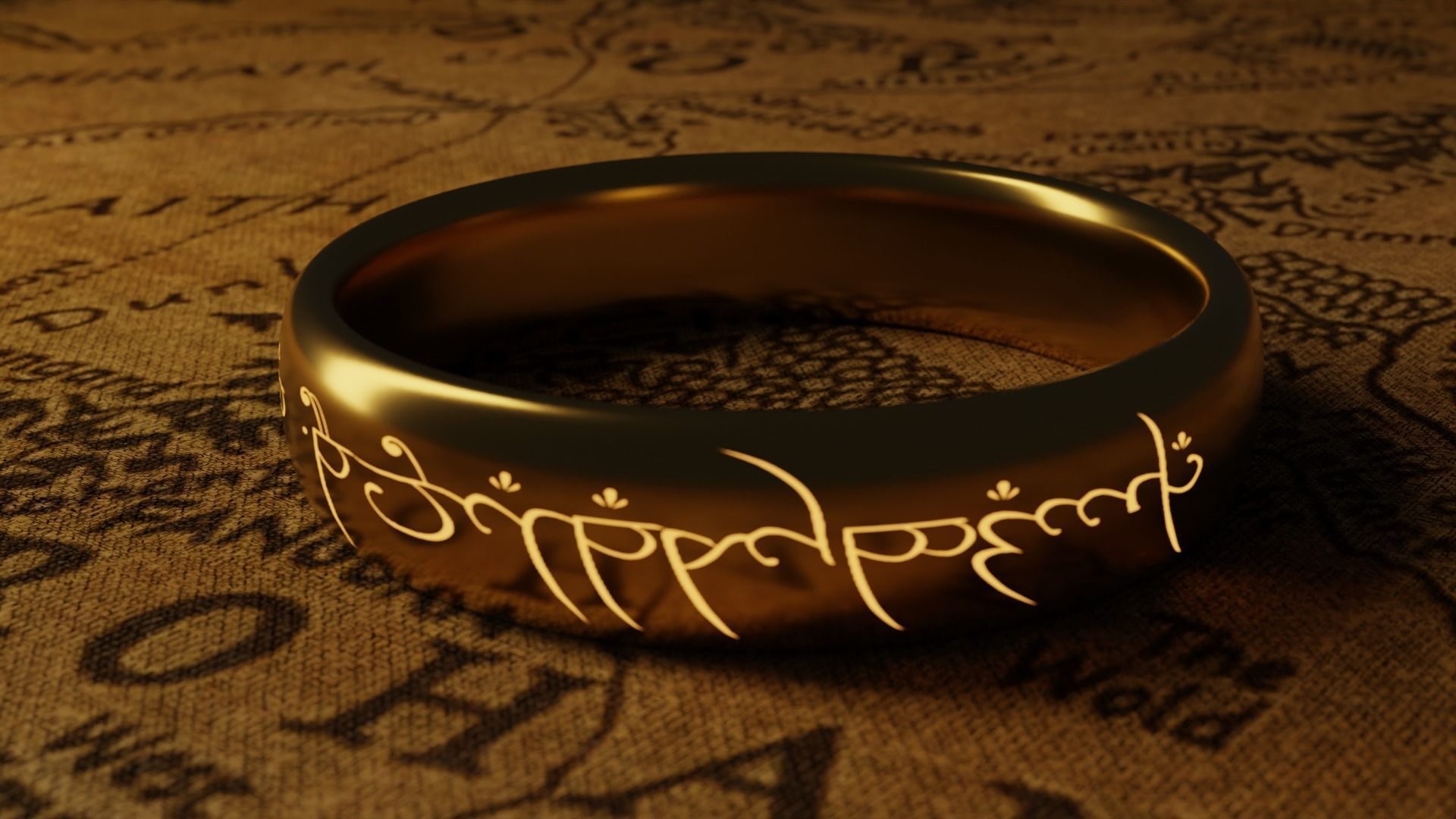 3D model The one ring VR / AR / low-poly | CGTrader