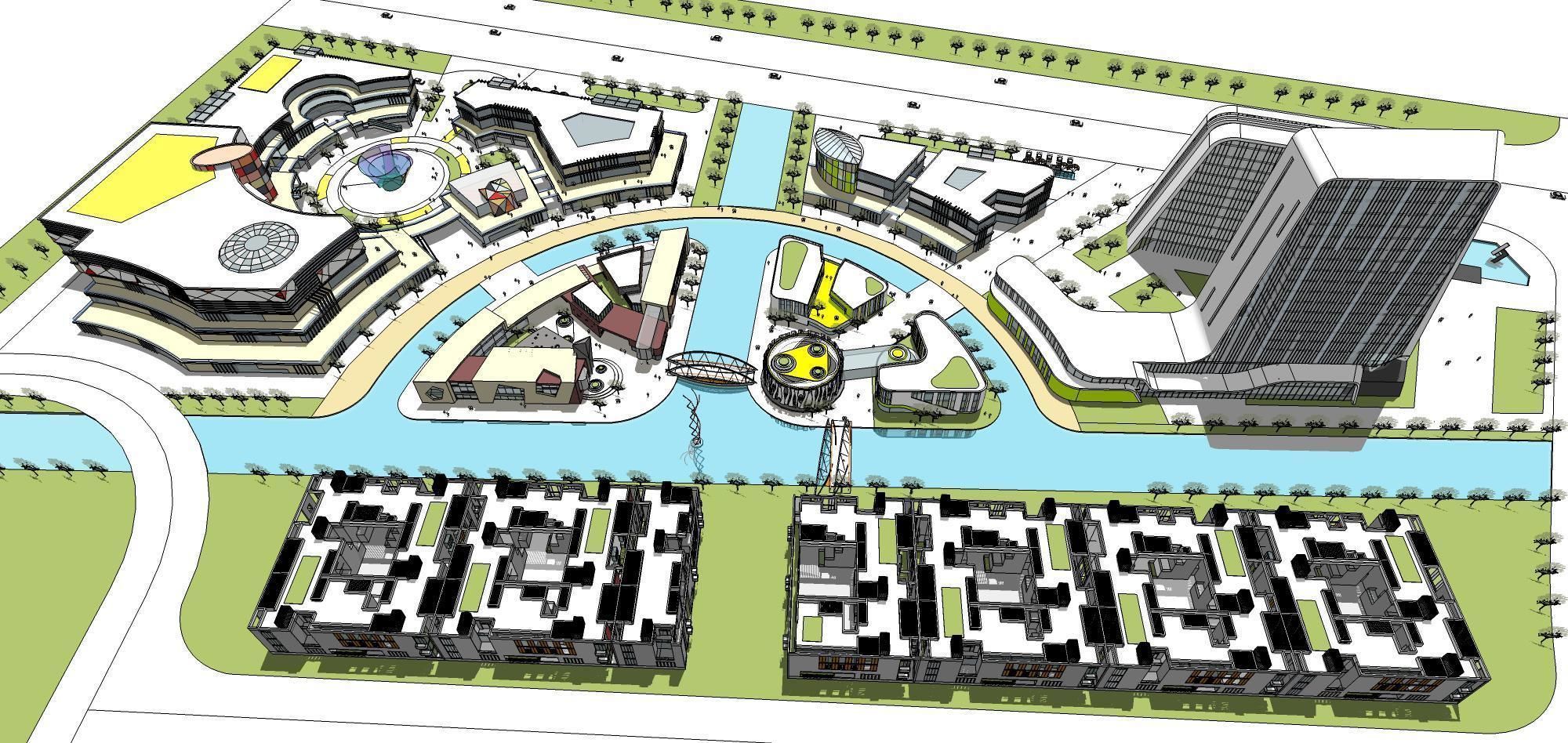 Sketchup Complex 266 3D model | CGTrader