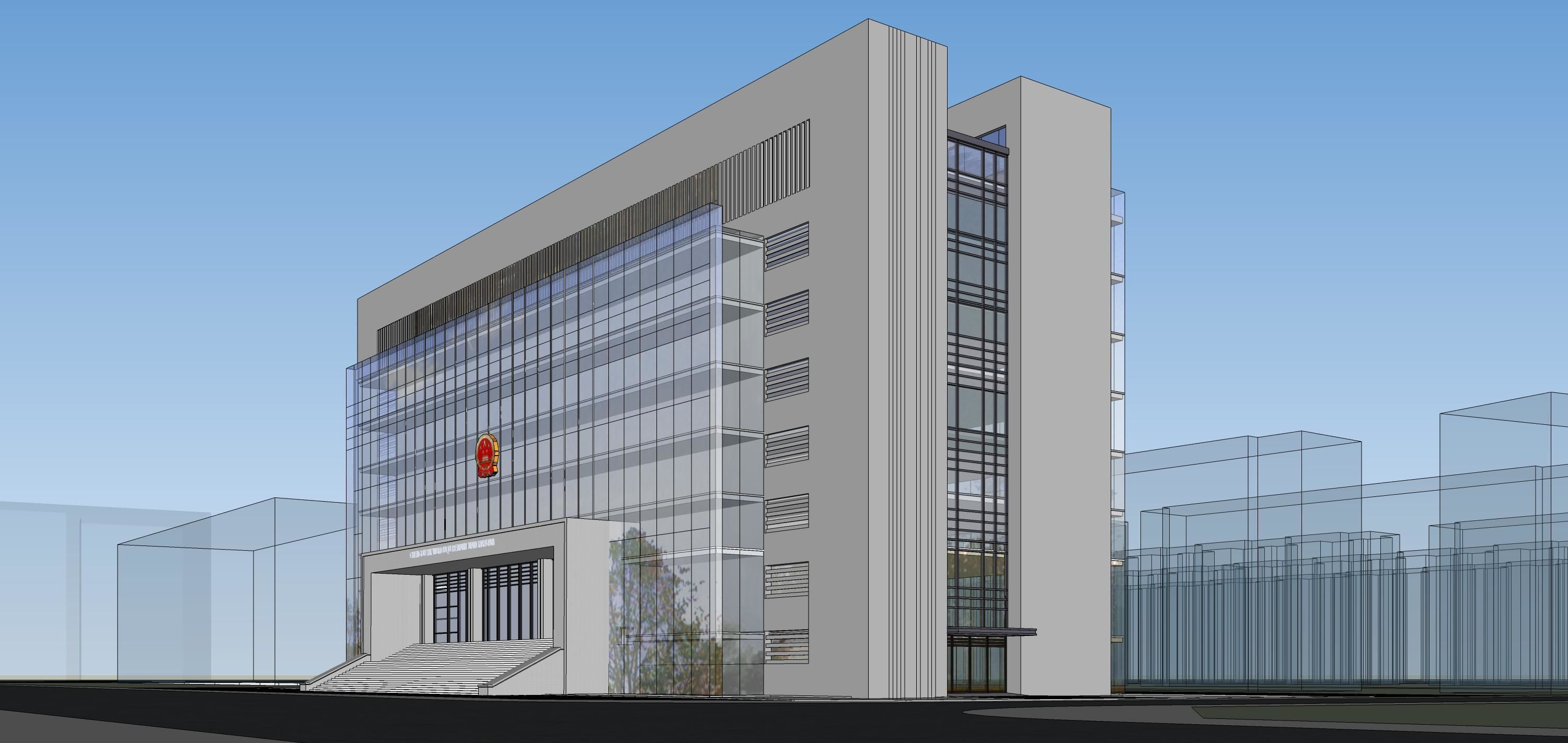 Sketchup Office Building F3 3D model | CGTrader