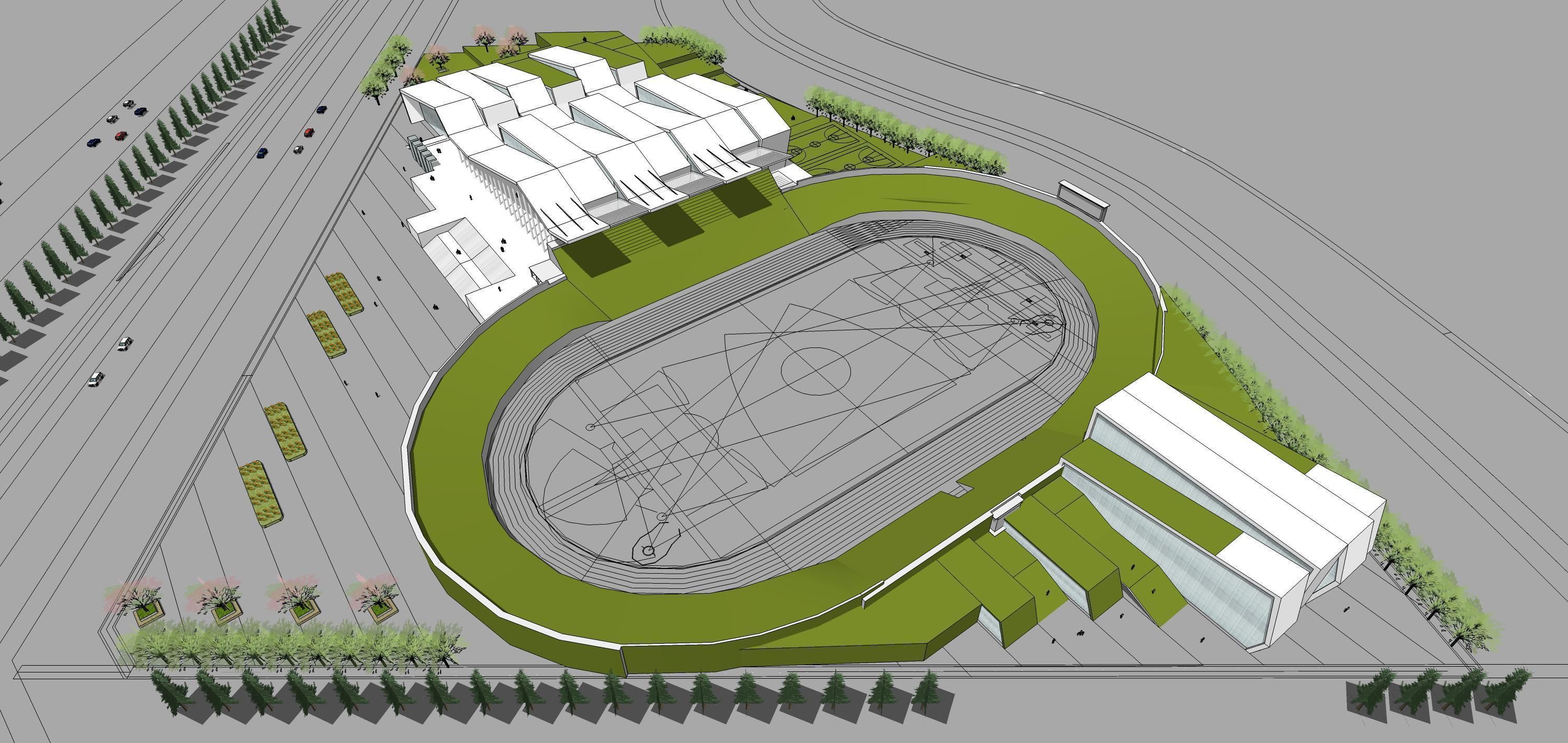 Sketchup Sport Building F4 3D model | CGTrader