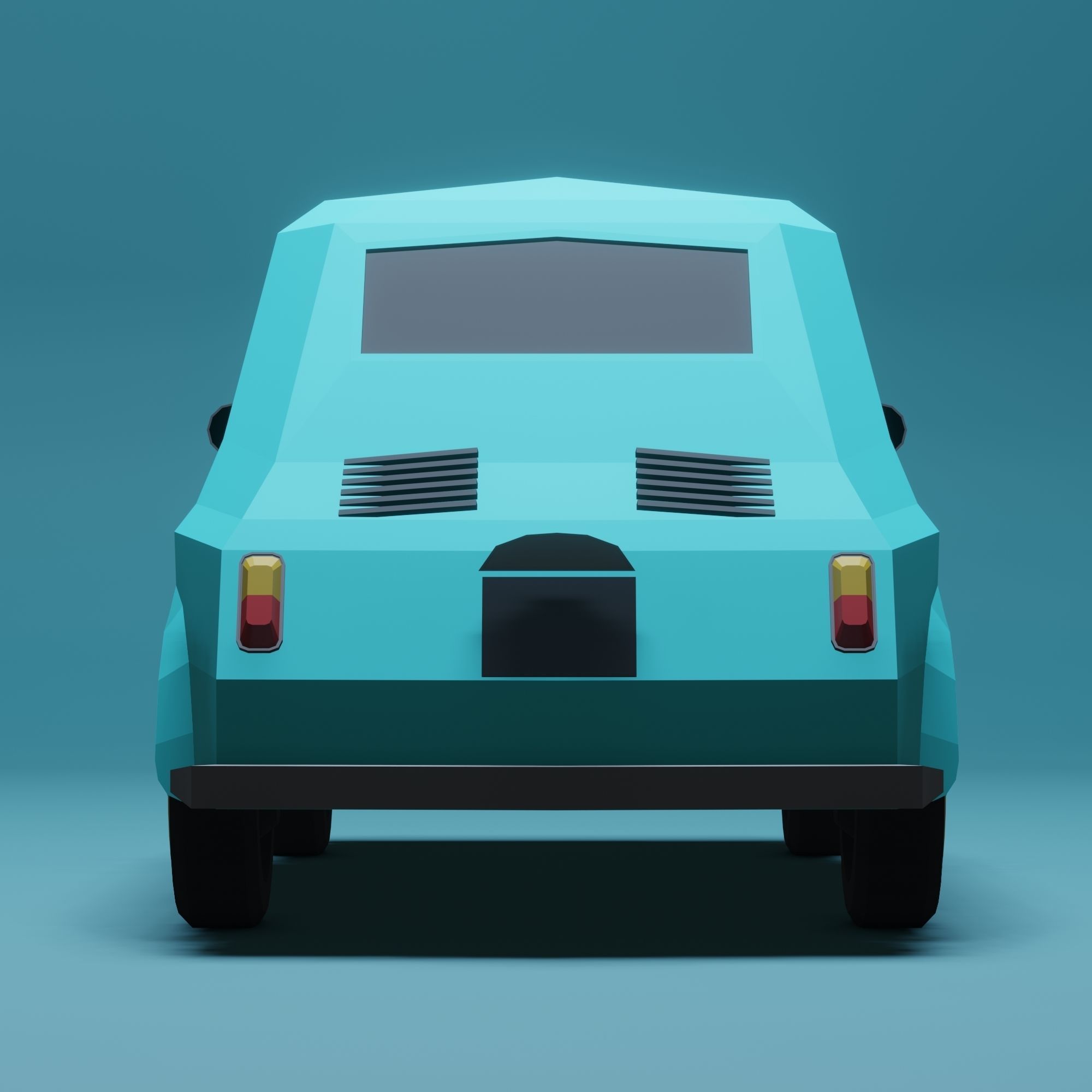 Low Poly Car 3D Model free 3D model | CGTrader
