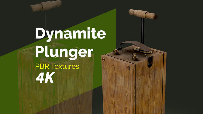 3D model Dynamite Plunger VR / AR / low-poly | CGTrader