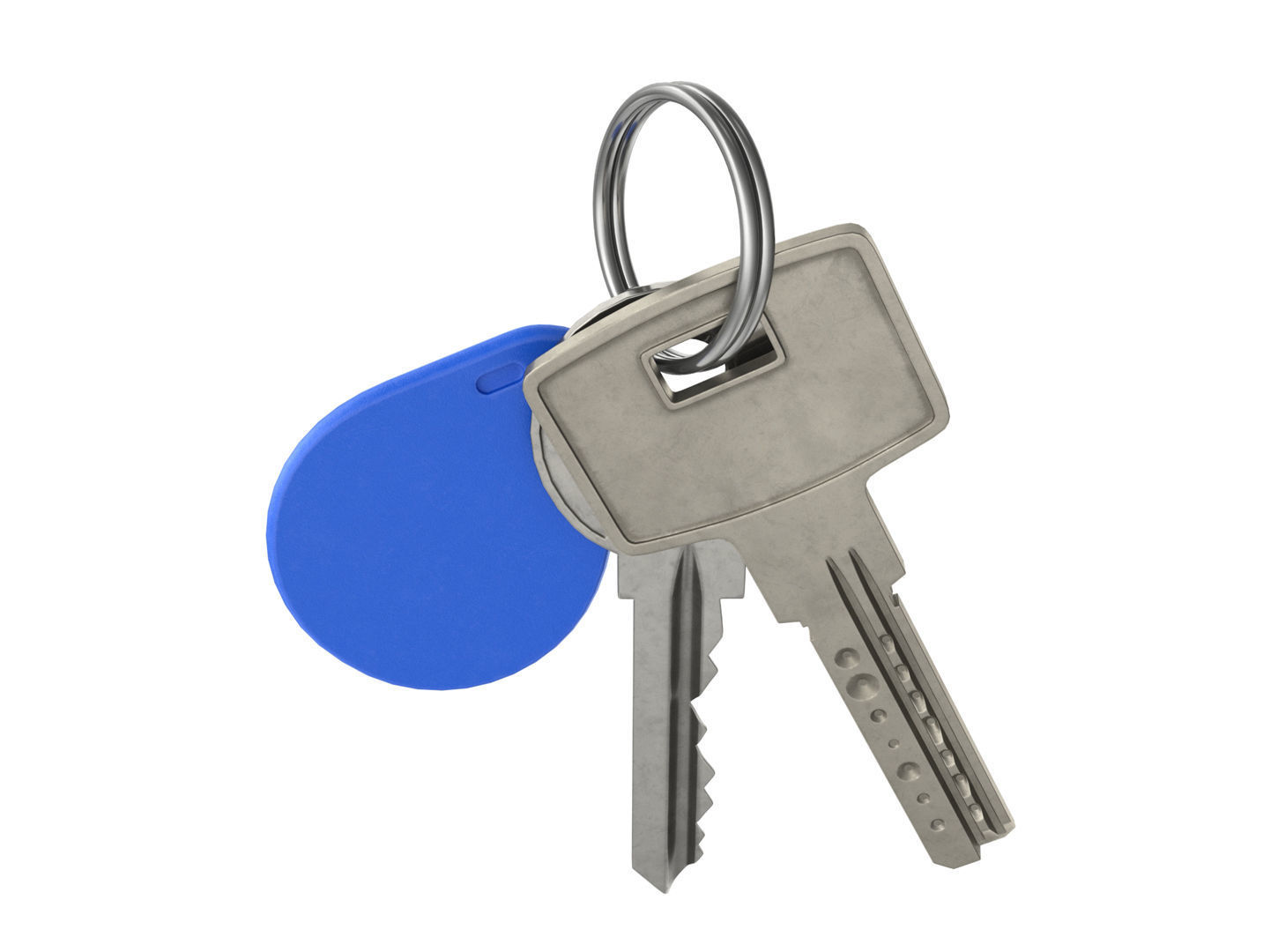Bunch of keys with Rfid trinket 3D model | CGTrader