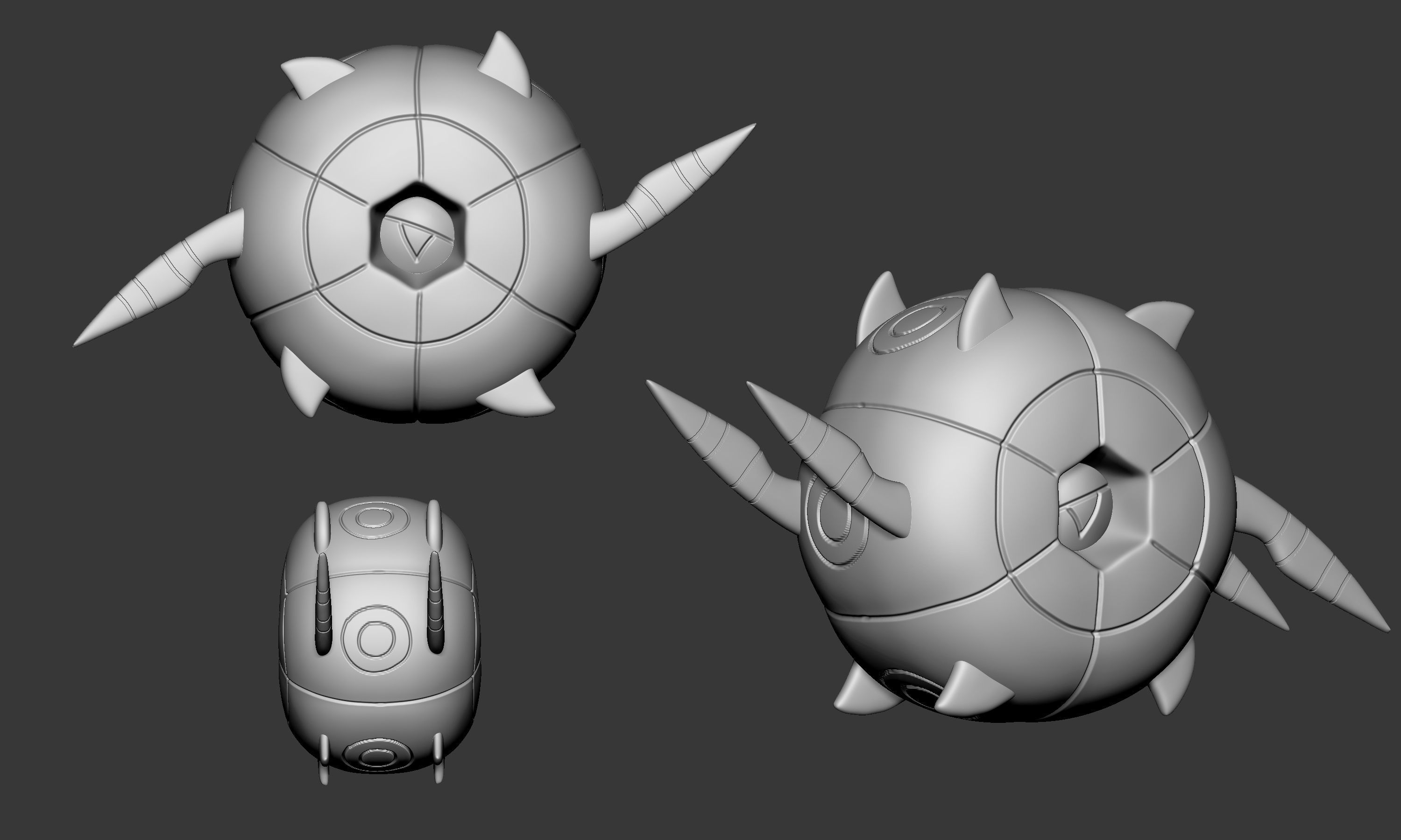 Pokemon - Venipede Whirlipede and Scolipede 3D model 3D printable ...