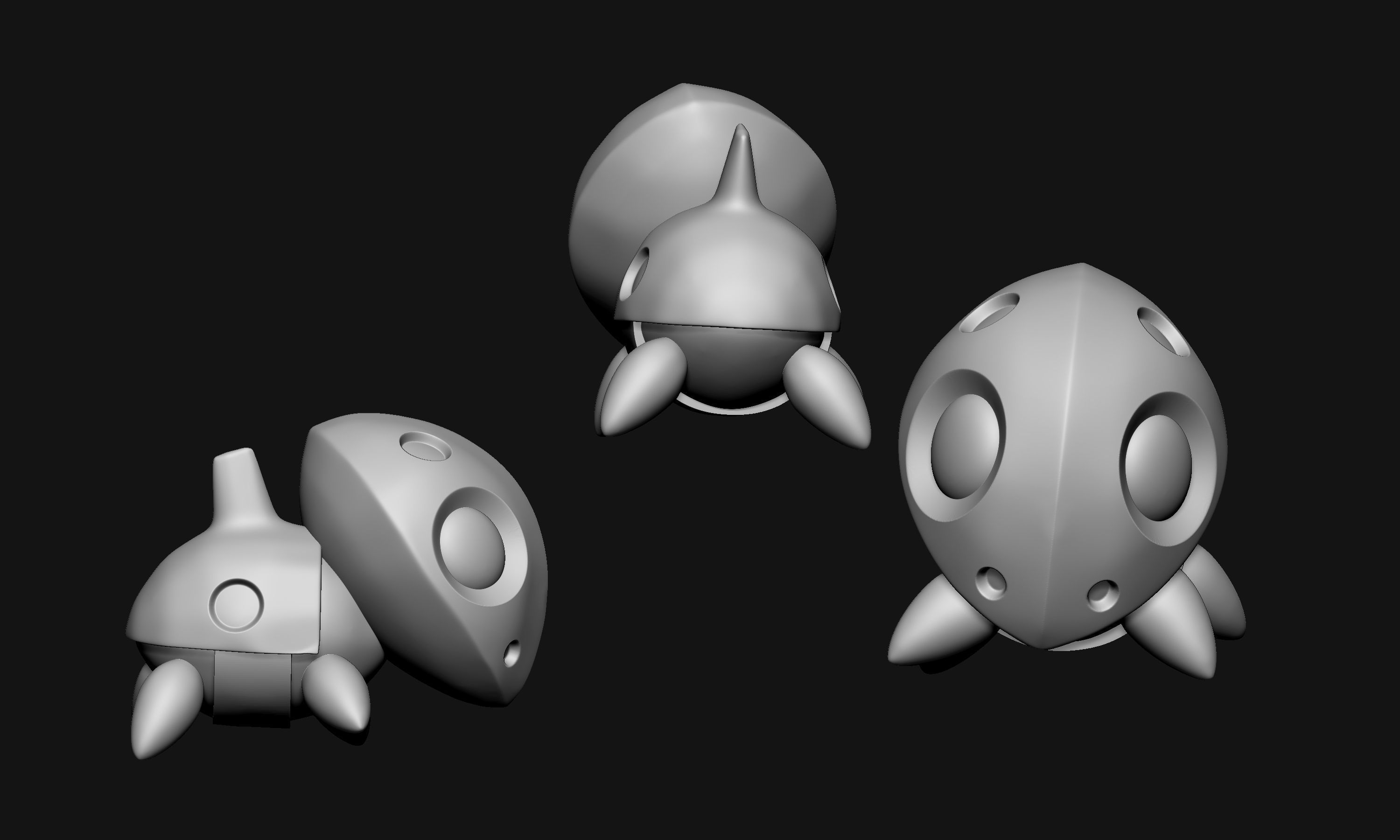 Pokemon - Aron 3D model 3D printable | CGTrader