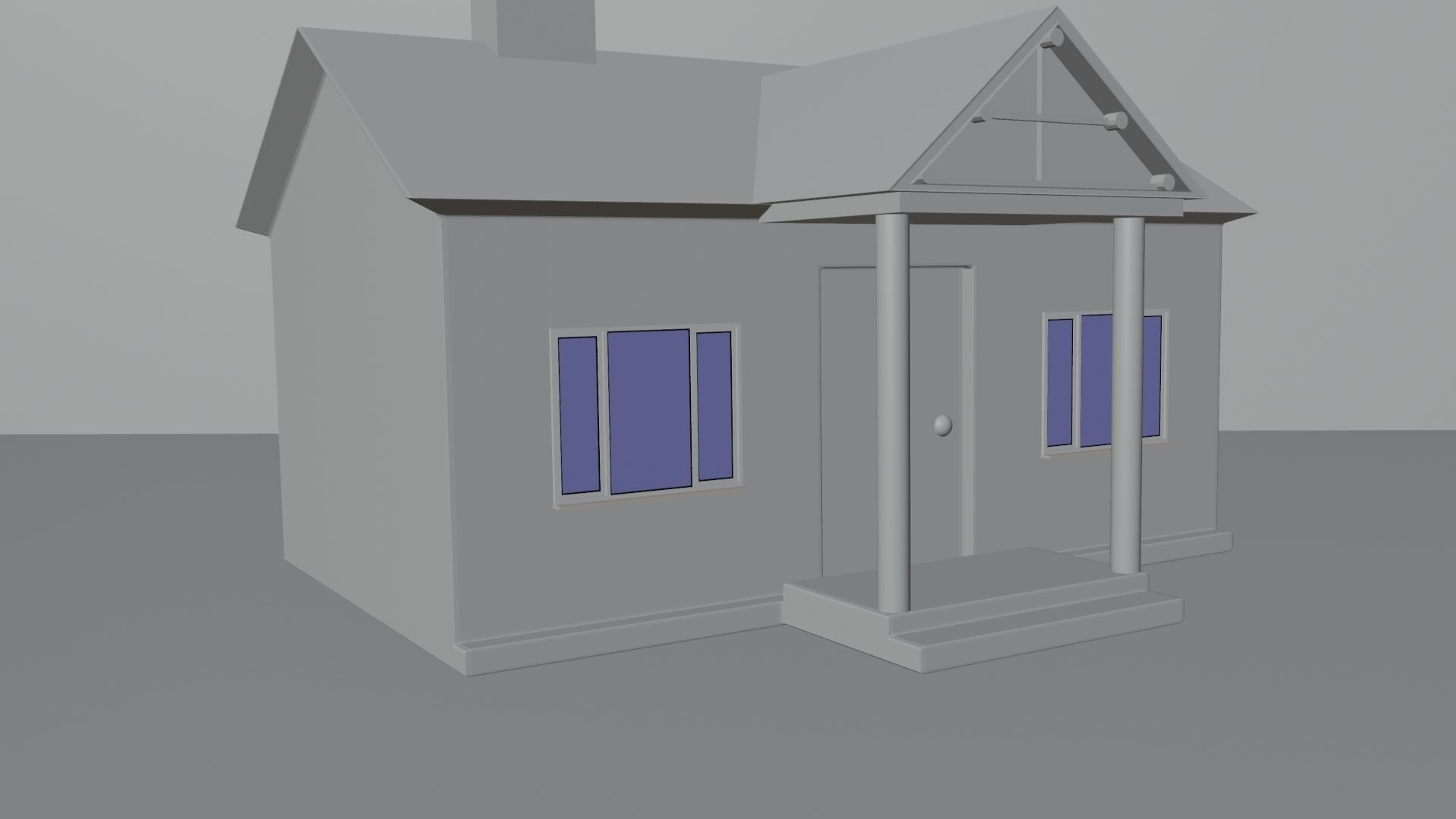 3D model Little cottage made of planks VR / AR / low-poly | CGTrader
