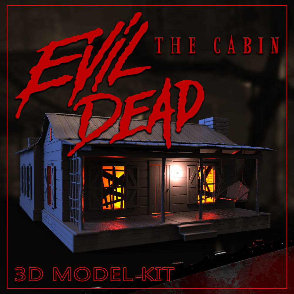 The Evil Dead Cabin 3D model 3D printable | CGTrader
