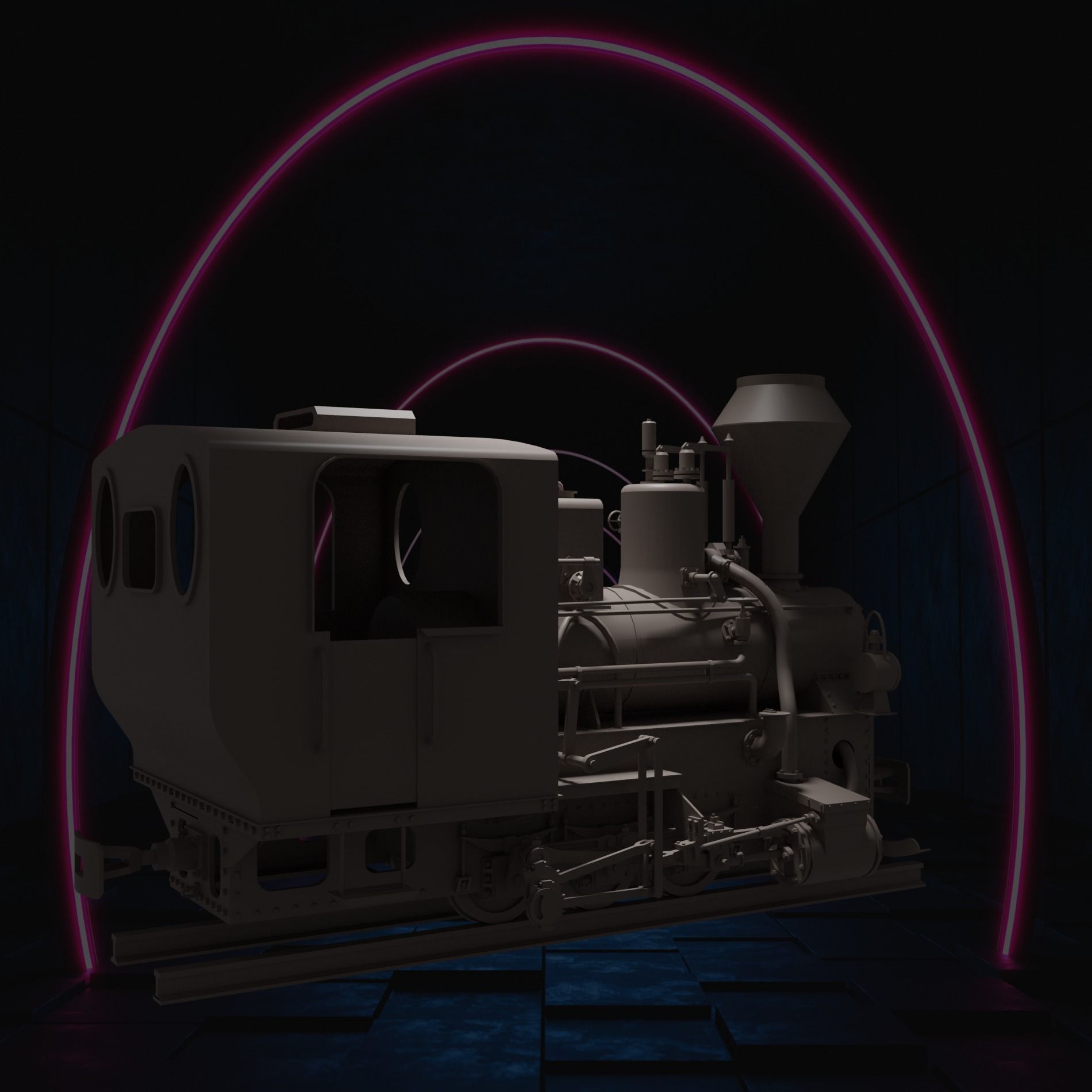 3D model Locomotive VR / AR / low-poly | CGTrader