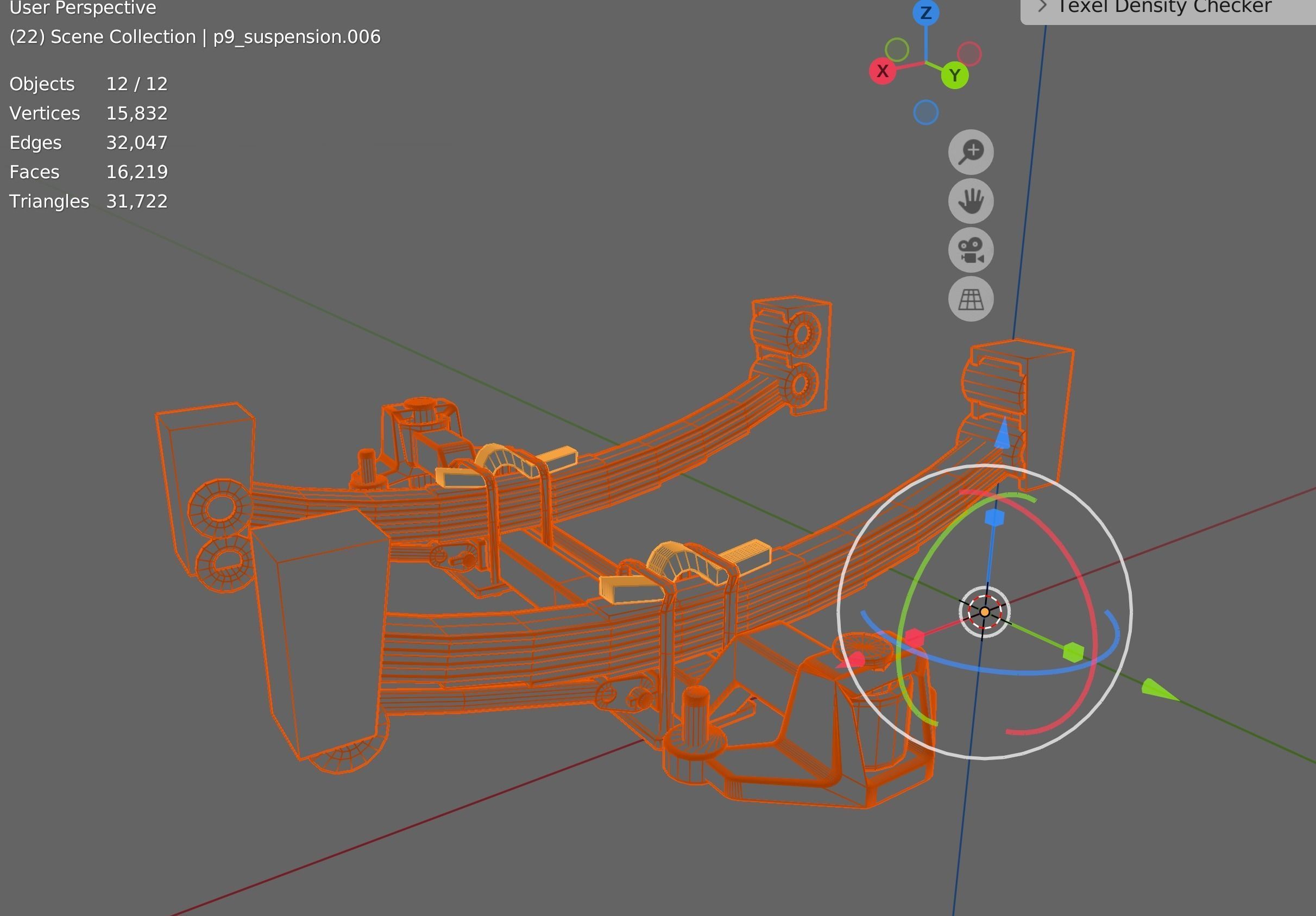 3D model Heavy Duty Front Non-Drive Axle VR / AR / low-poly | CGTrader