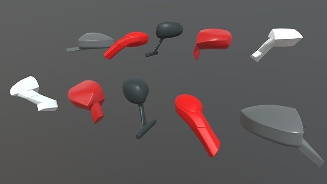 3D model Car Side View Mirrors VR / AR / low-poly | CGTrader