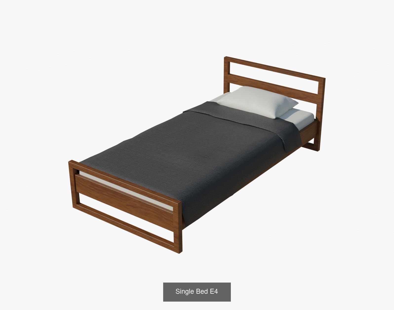 3D Model Collection Single Beds Pack VR / AR / low-poly | CGTrader
