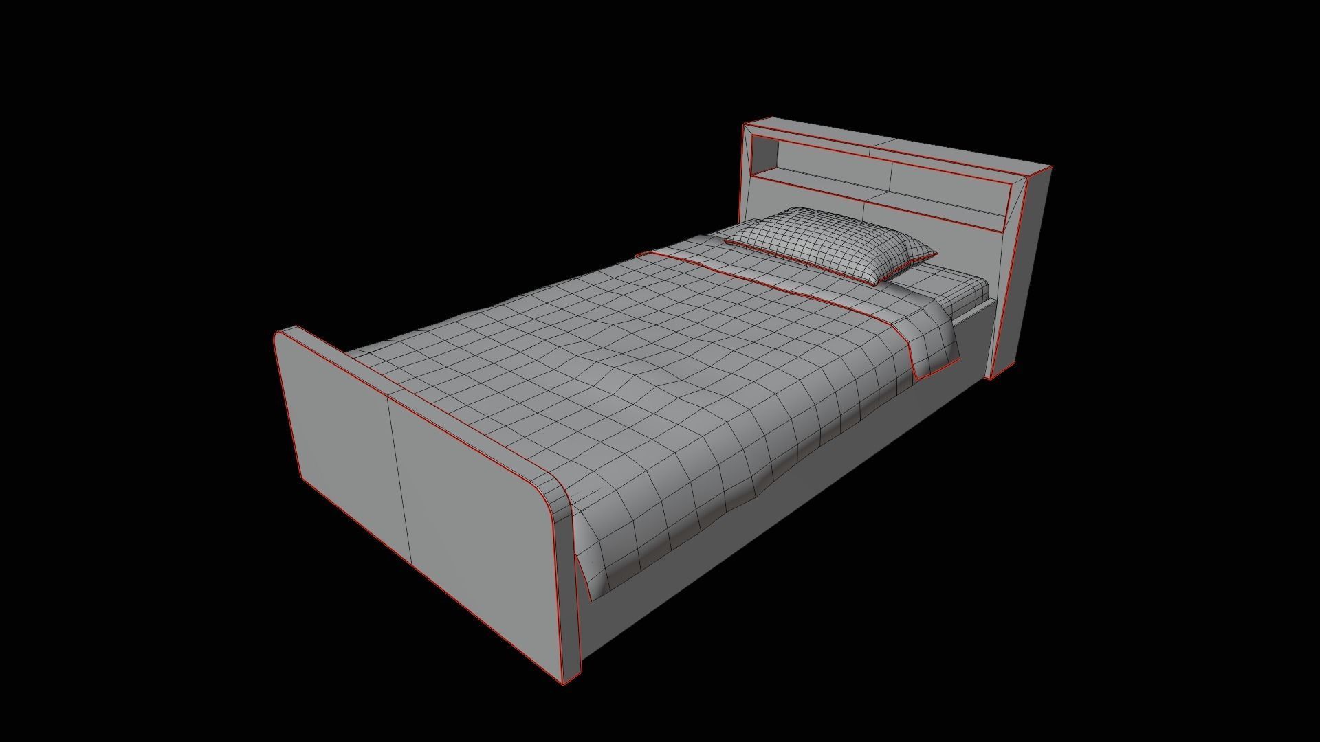 3D Model Collection Single Beds Pack VR / AR / low-poly | CGTrader