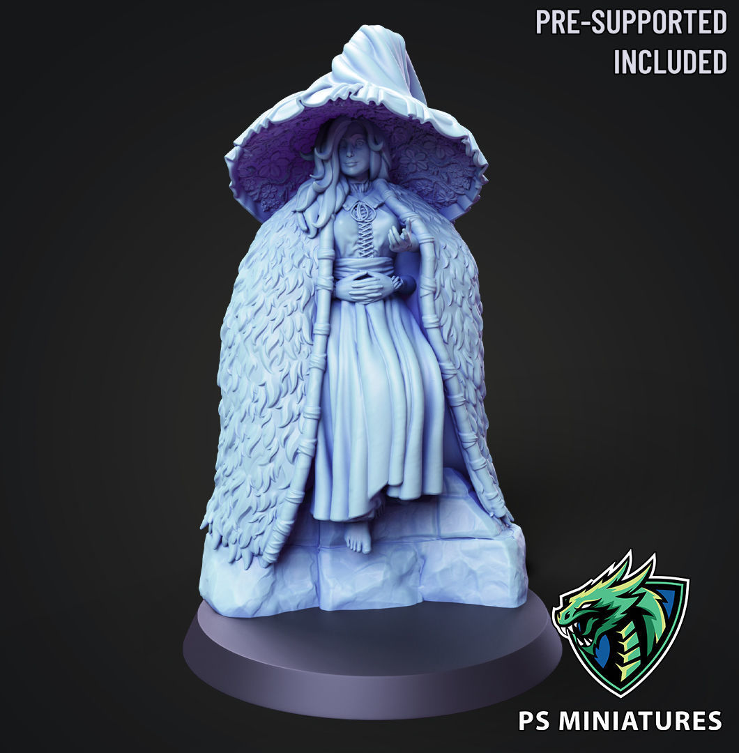 Fey Guide Pose 2 - 4 Variants and Pinup 3D model 3D printable | CGTrader