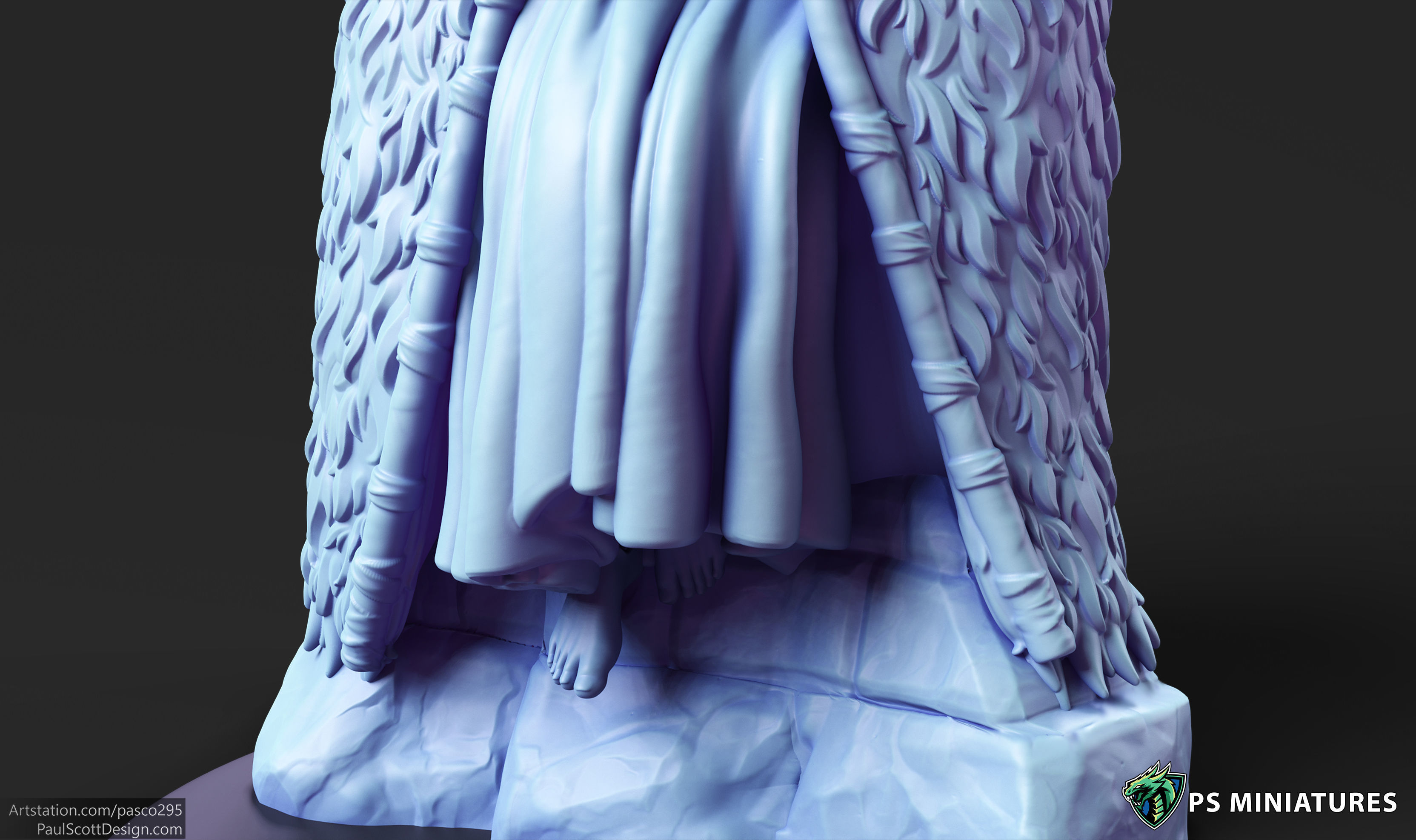 Fey Guide Pose 2 - 4 Variants and Pinup 3D model 3D printable | CGTrader