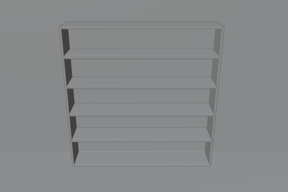 3D model Book Rack 3D model VR / AR / low-poly | CGTrader