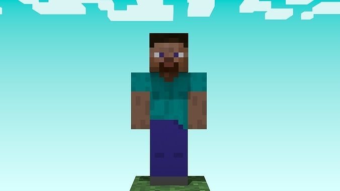 Minecraft character Rigged 3d Model free 3D model rigged | CGTrader