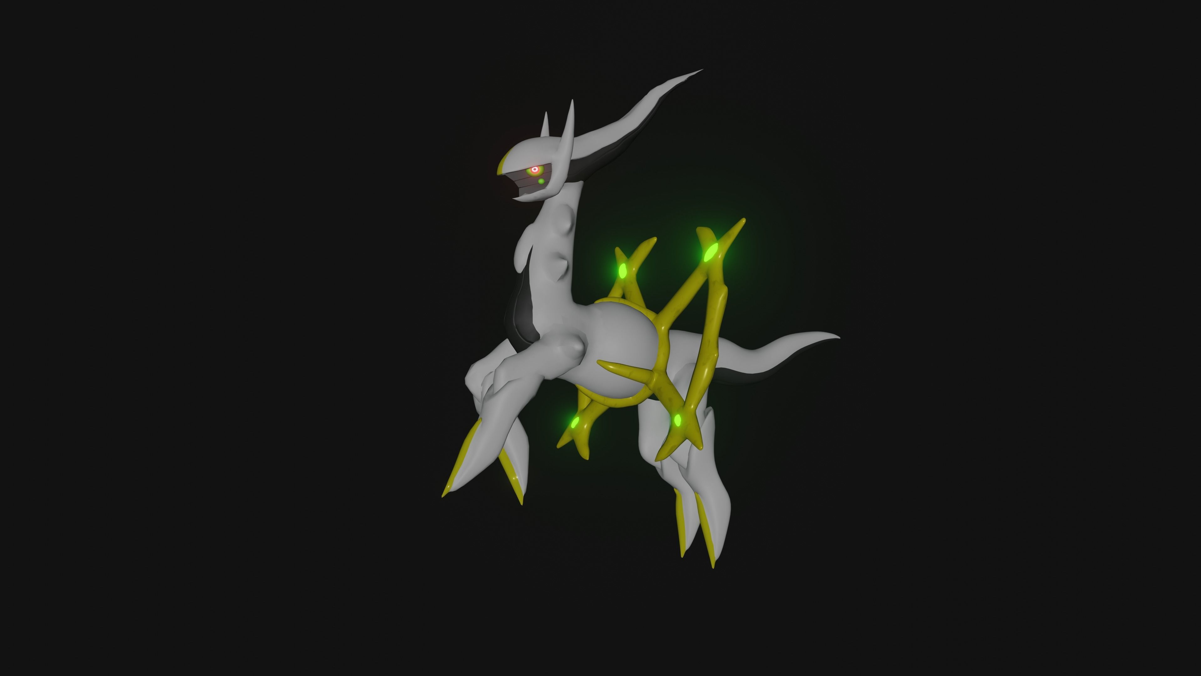 Arceus pokemon free 3D model rigged | CGTrader