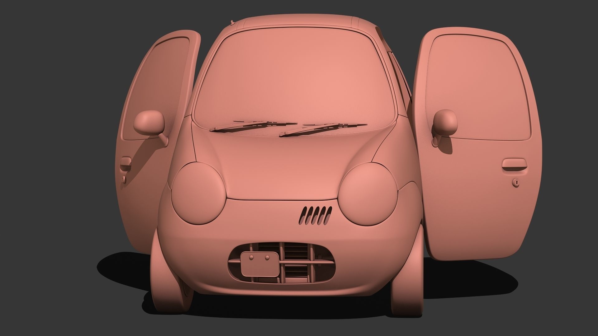 Cartoon Car 3D model | CGTrader