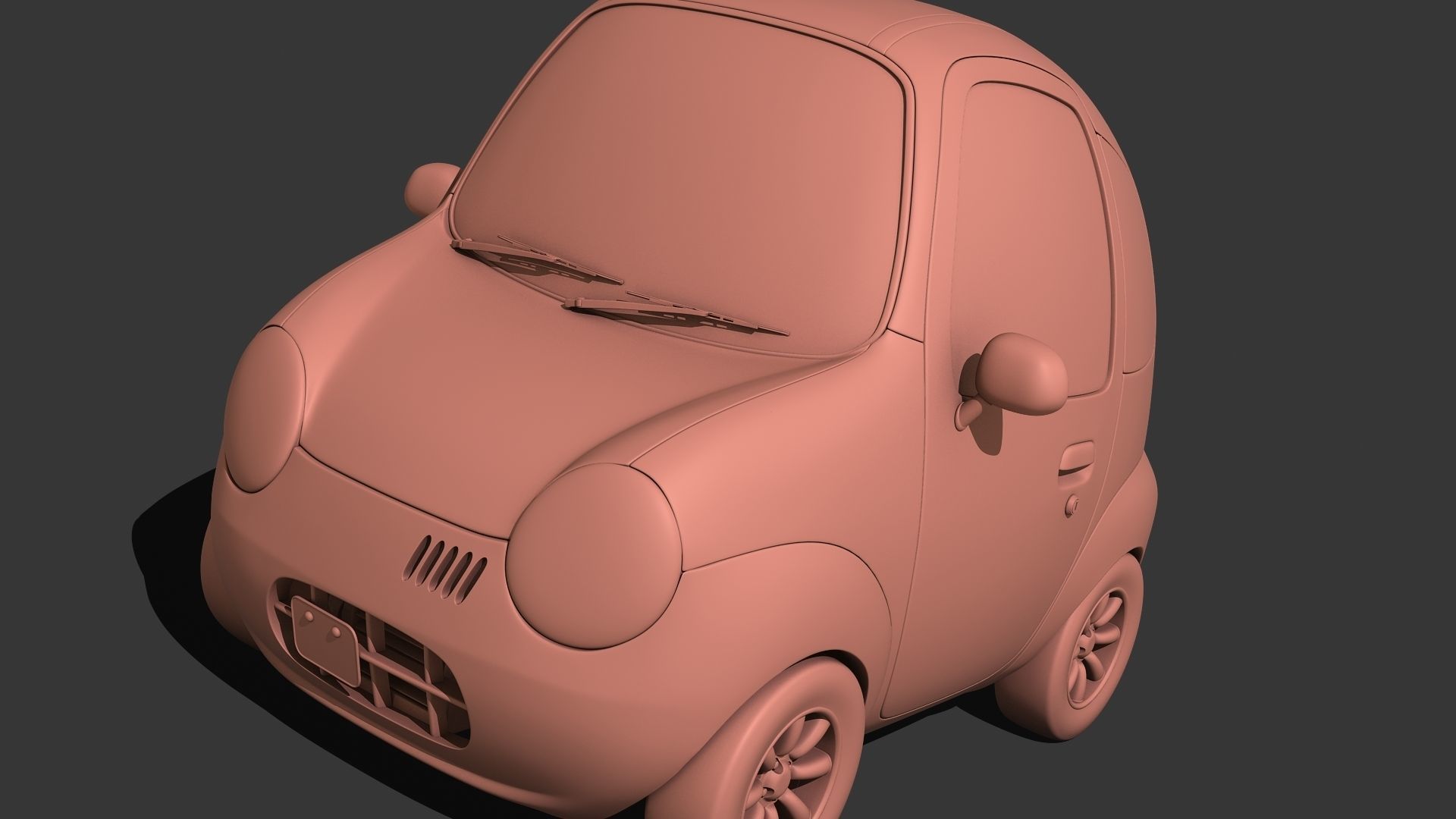Cartoon Car 3D model | CGTrader