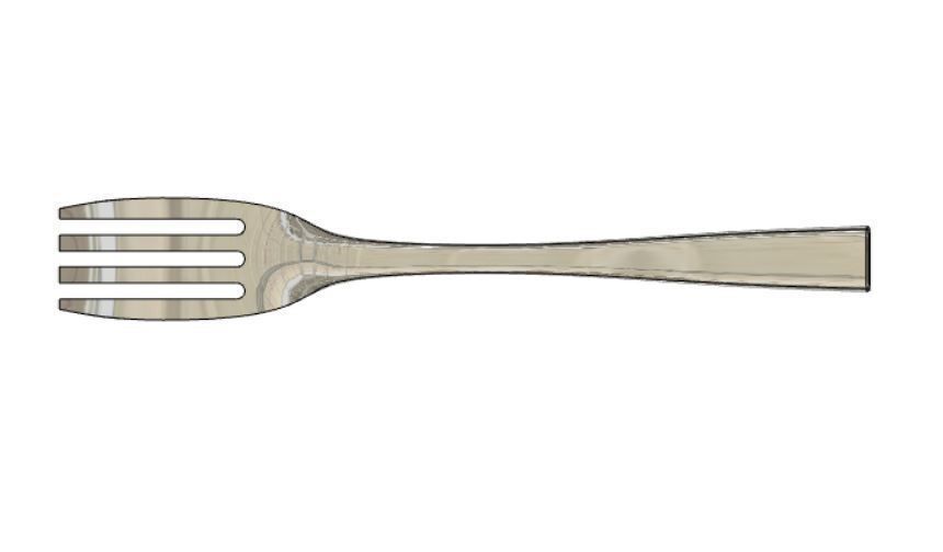 Fork modeling 3D model | CGTrader
