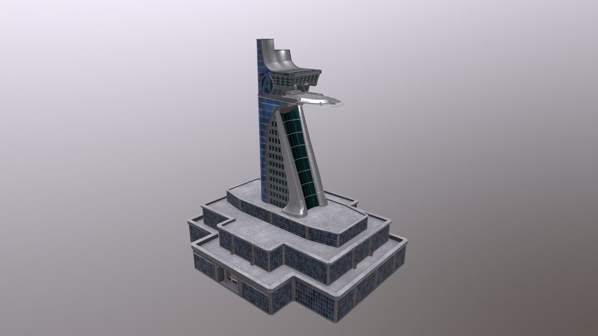 3D model Avengers Tower VR / AR / low-poly | CGTrader