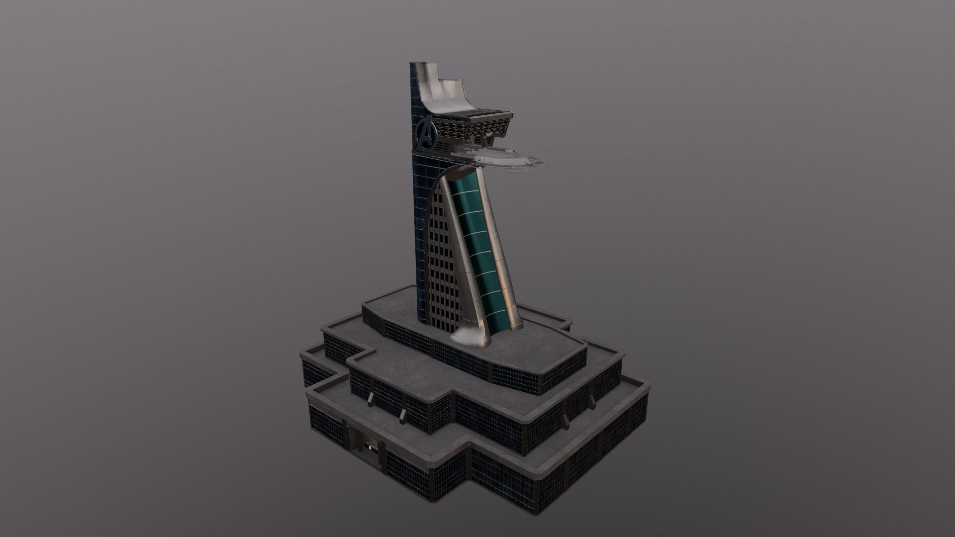 3D model Avengers Tower VR / AR / low-poly | CGTrader