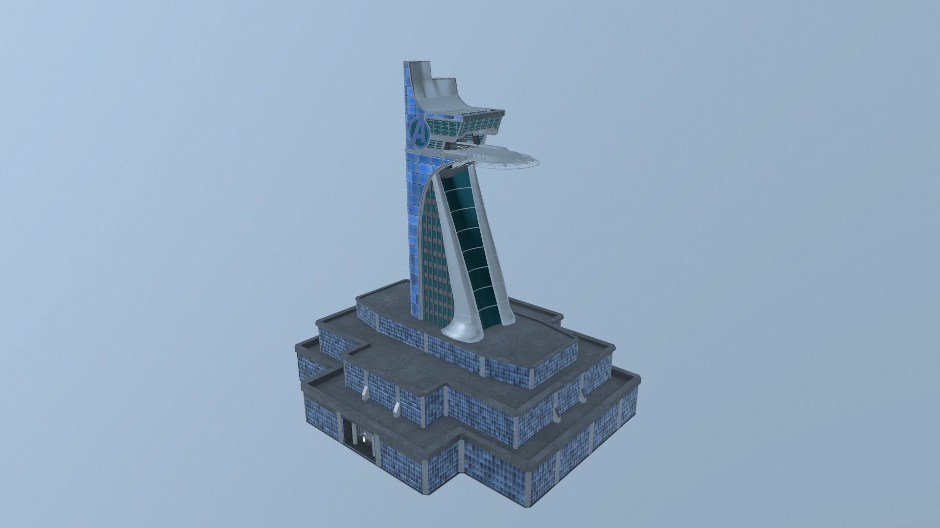 3D model Avengers Tower VR / AR / low-poly | CGTrader