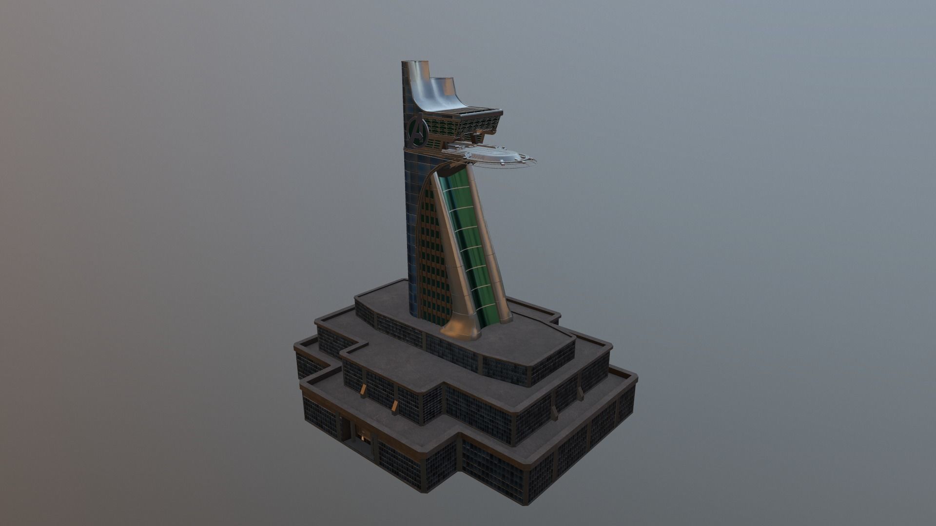 3D model Avengers Tower VR / AR / low-poly | CGTrader
