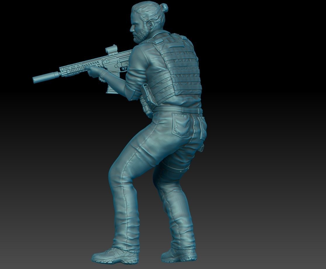 BLACK OPS SOLDIER 3D model 3D printable | CGTrader