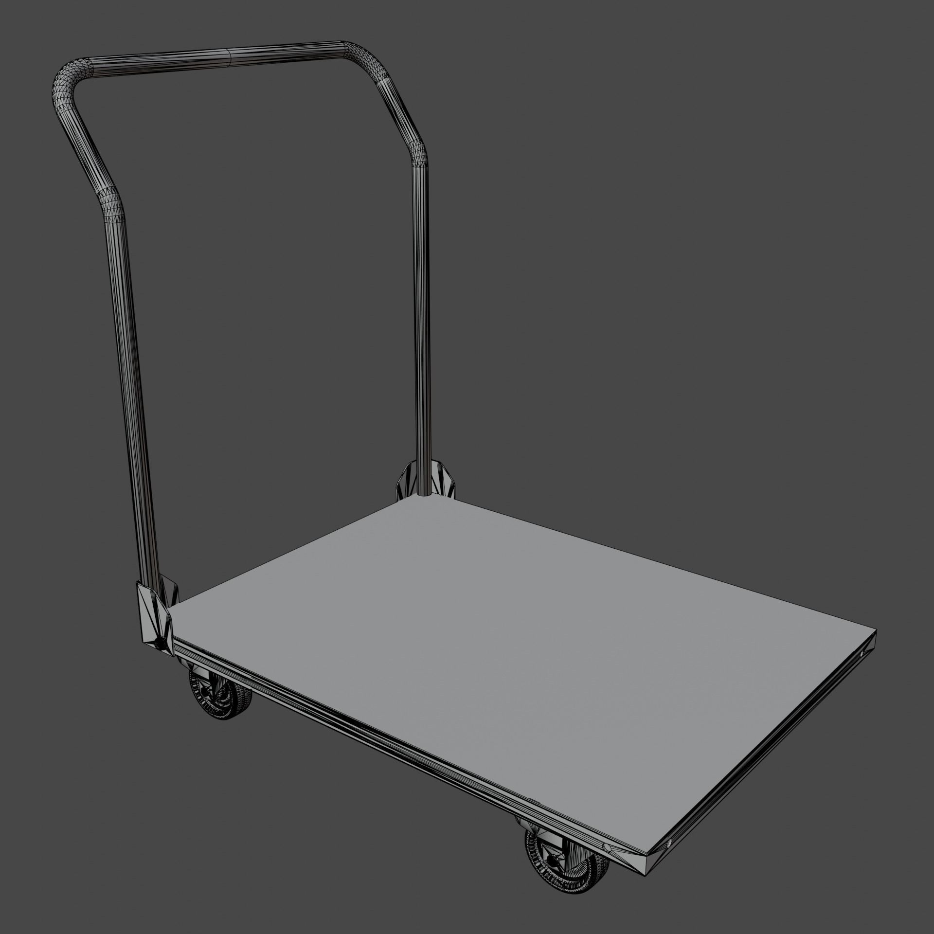 Platform trolley 3D model | CGTrader