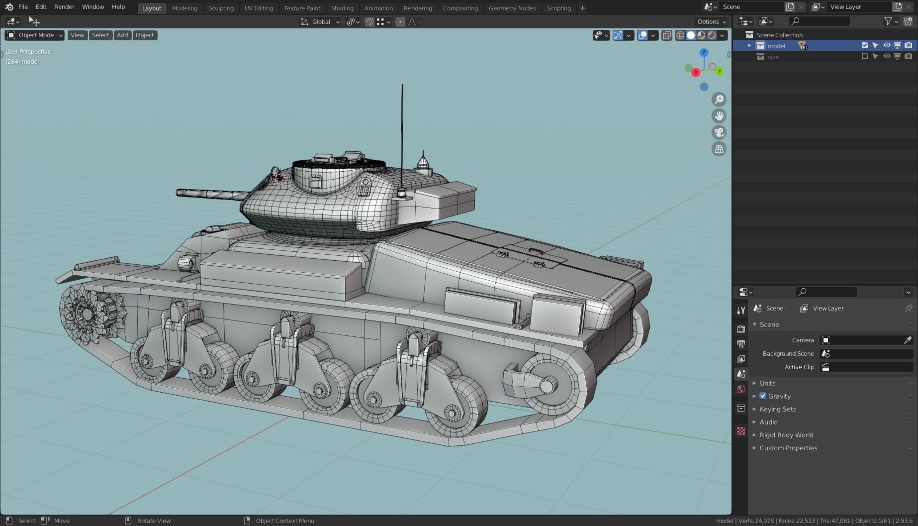 3D model AC1 SENTINEL TANK BASE MESH VR / AR / low-poly | CGTrader