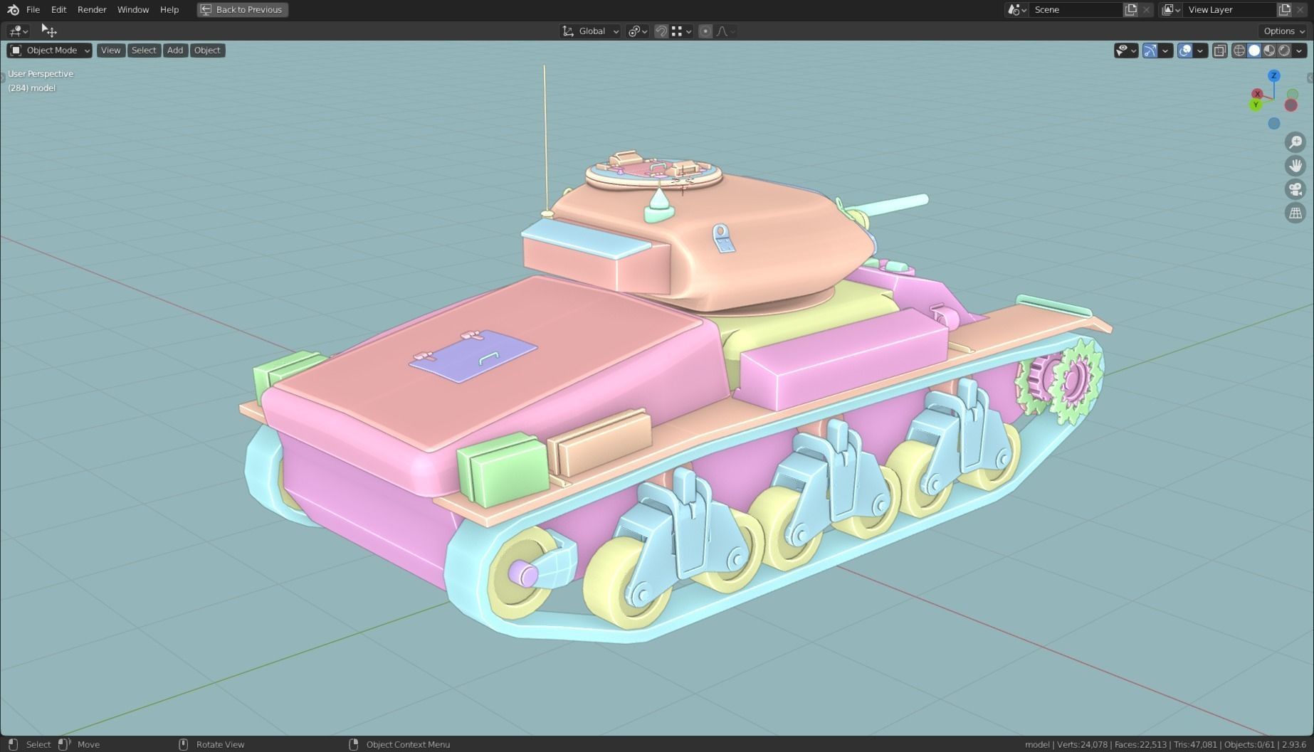 3D model AC1 SENTINEL TANK BASE MESH VR / AR / low-poly | CGTrader