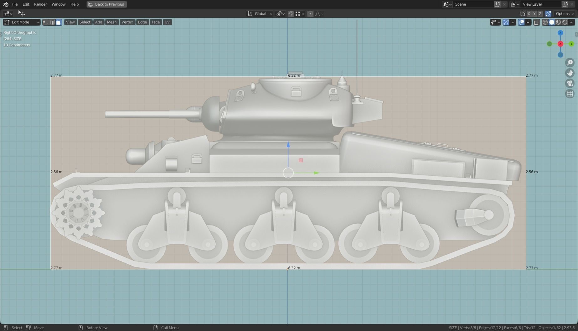 3D model AC1 SENTINEL TANK BASE MESH VR / AR / low-poly | CGTrader