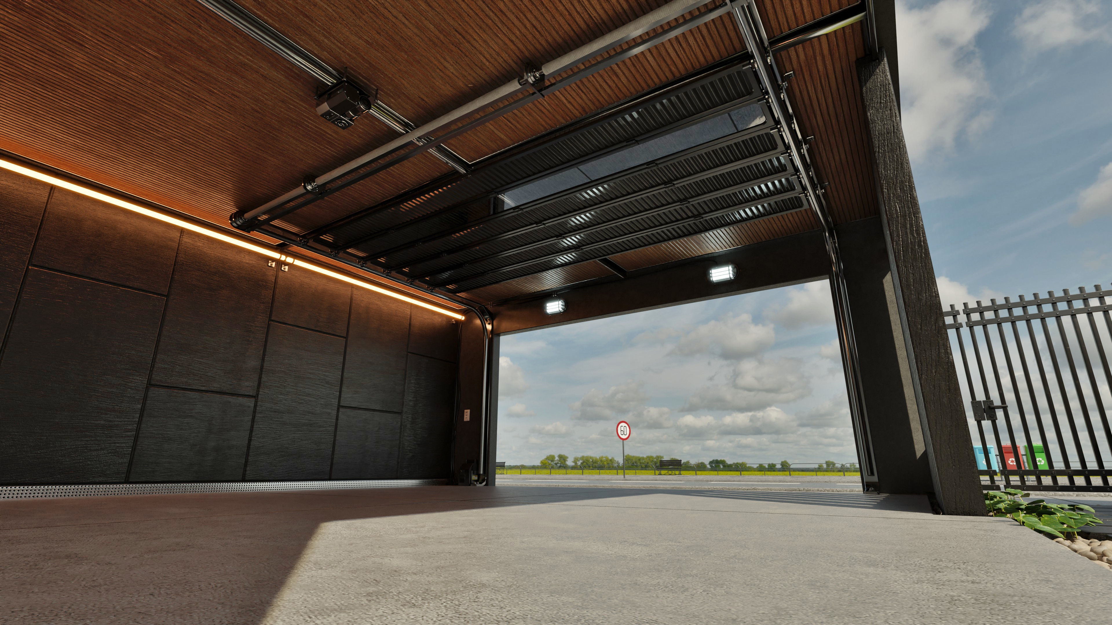 Modern Garage 3D model | CGTrader