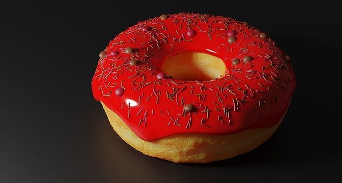 Realistic Donut 3D model | CGTrader
