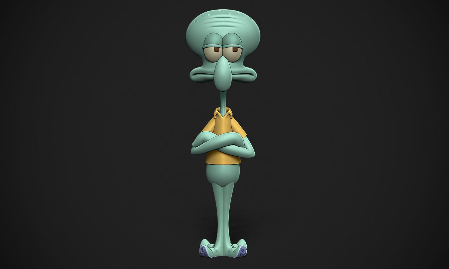 Squidward Printable 3D model 3D printable | CGTrader
