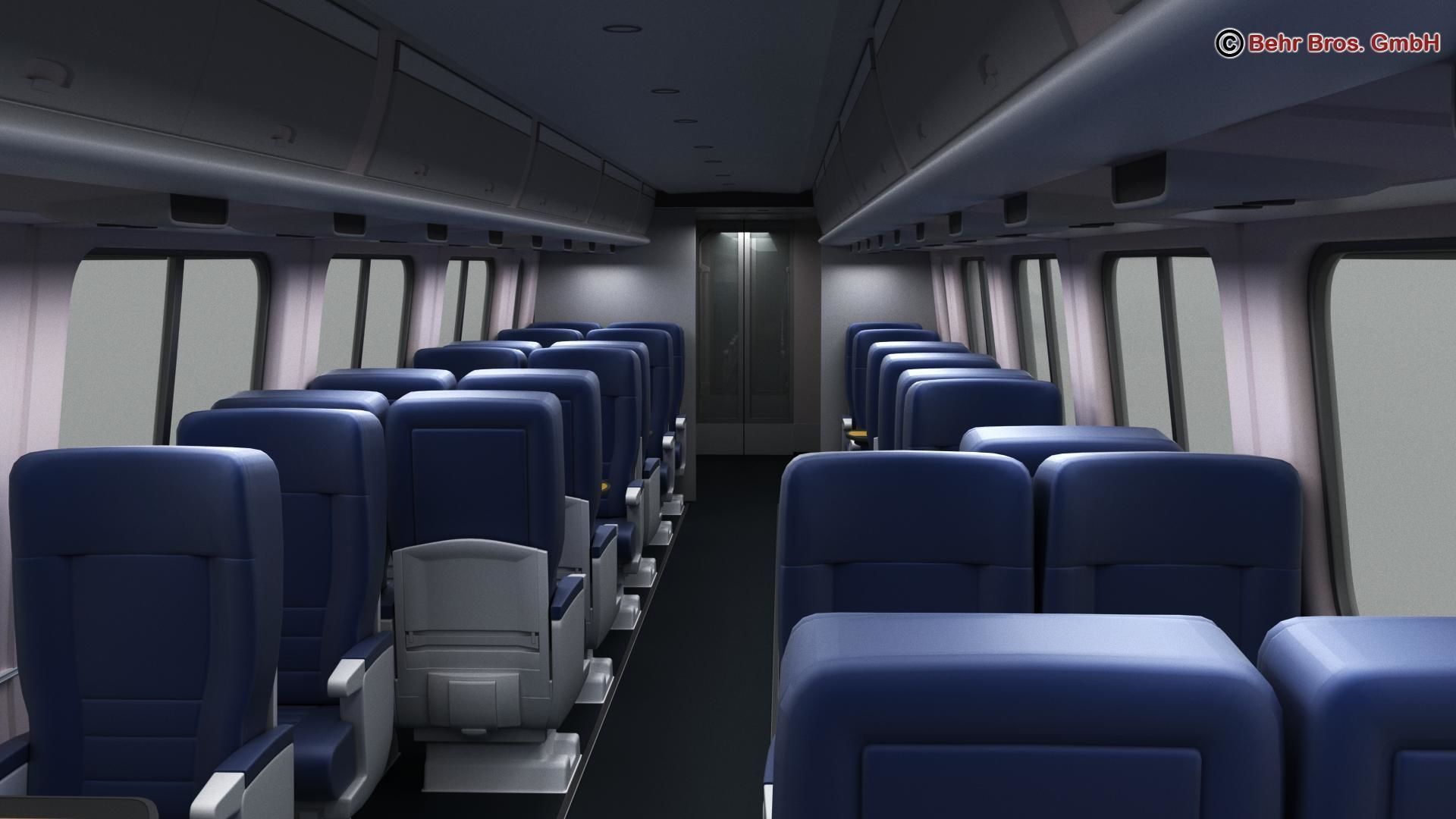 Acela Express 3D model animated rigged | CGTrader