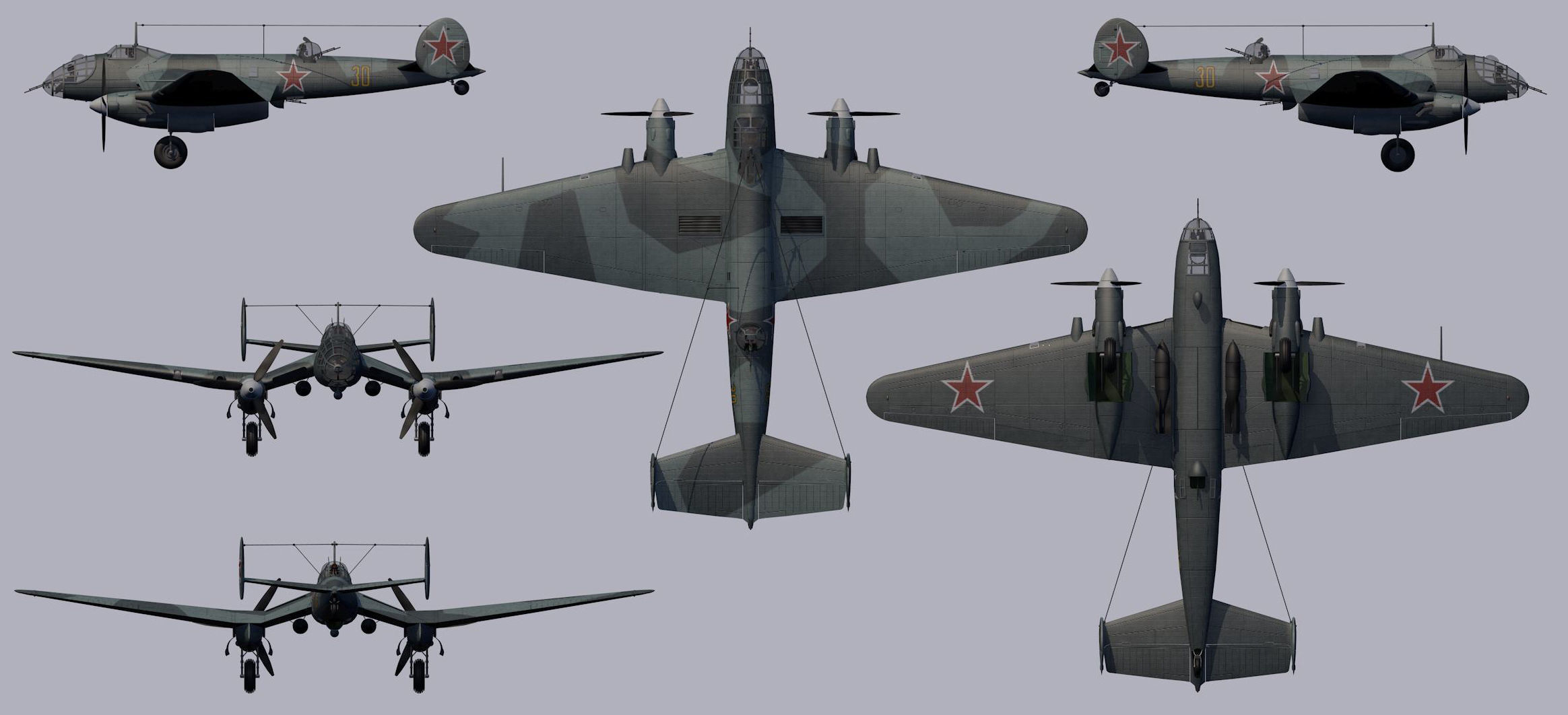 Yermolayev Yer-2 3D model | CGTrader